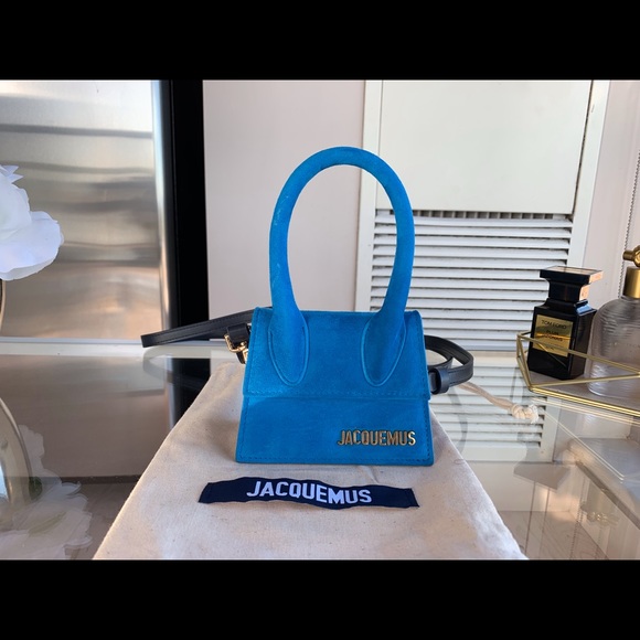 Jacquemus | Bags | Jacquemus Mini In Blue Suede | Poshmark